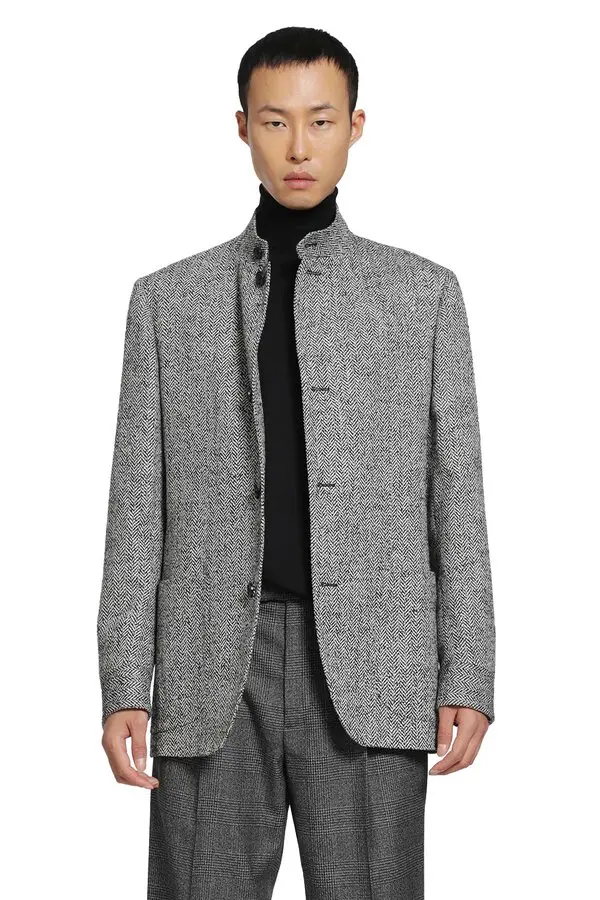 LARDINI Single-breasted Wool Blazer