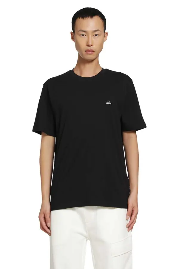C.P. COMPANY 30/1 Short Sleeve T-shirt - Black