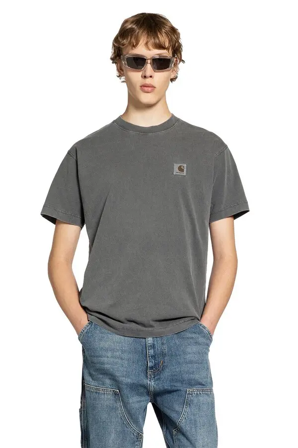 Carhartt Work In Progress S/s Vista T-shirt Cotton Single Jersey - Grey