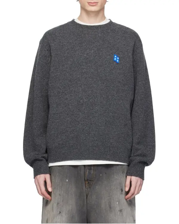 ADER ERROR Crew Neck Long Sleeve Sweater