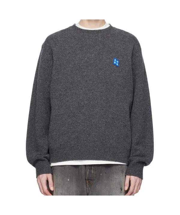 ADER ERROR Crew Neck Long Sleeve Sweater