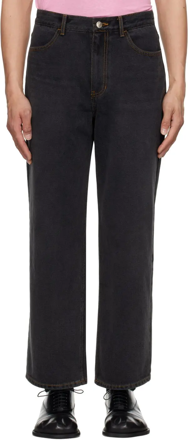 ADER ERROR Denim Trousers With Belt Loops