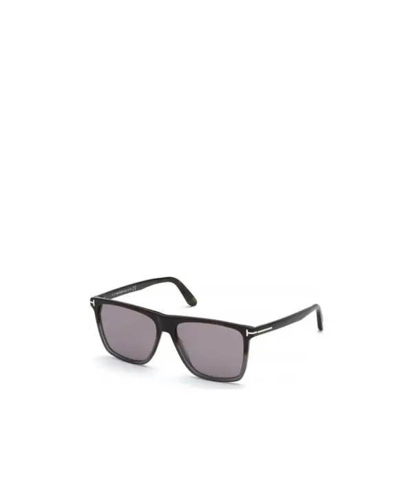 TOM FORD Black Logo Sunglasses - Gray