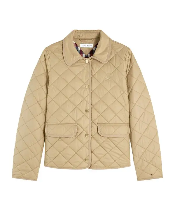 Tommy Hilfiger Quilted Logo-embroidered Jacket