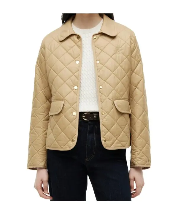 Tommy Hilfiger Quilted Logo-embroidered Jacket