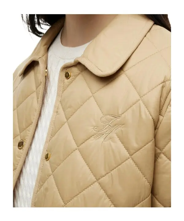 Tommy Hilfiger Quilted Logo-embroidered Jacket