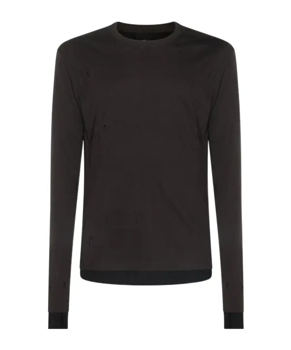 THOM KROM Distressed Long-sleeve T-shirt