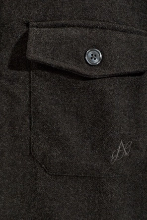 ALLSAINTS Woven Long Sleeve Shirt Jacket