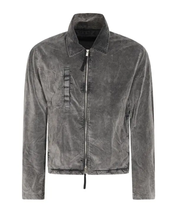 THOM KROM Washed Collar Jacket