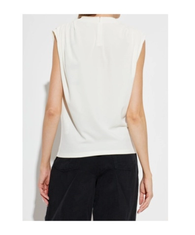 ALLSAINTS Draped Sleeveless Mock Neck Top