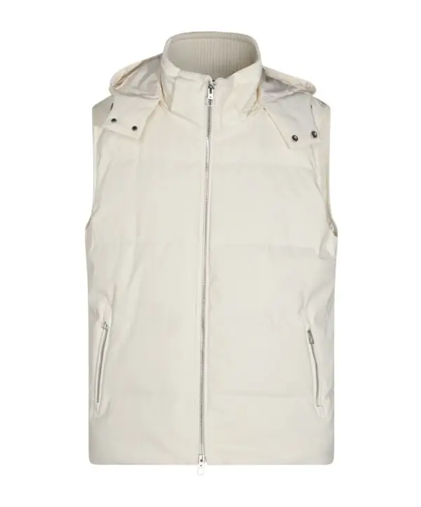 MONTECORE High-neck Vest - White