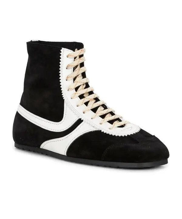 Dries Van Noten Round Toe Lace-up Sneakers