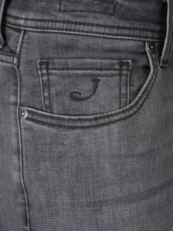 Jacob Cohen Faded Slim-fit Jeans