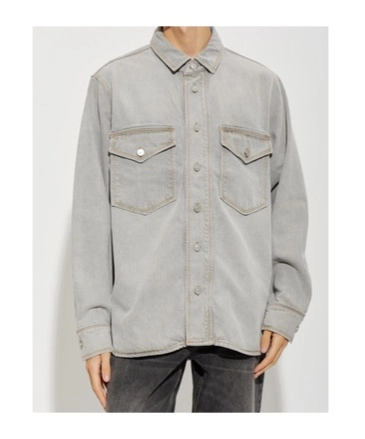 ALLSAINTS Denim Long Sleeve Shirt