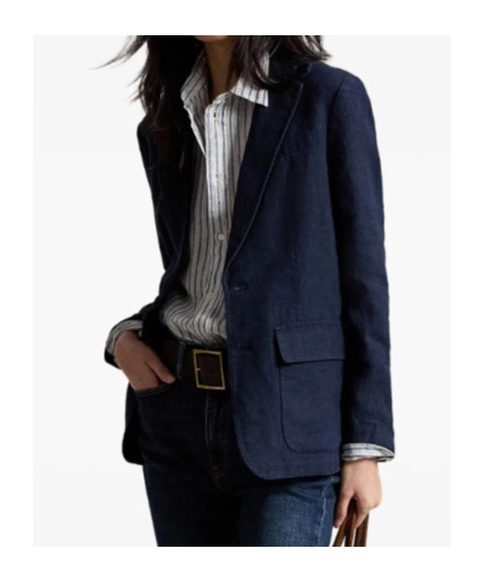 Polo Ralph Lauren Single-breasted Linen Blazer