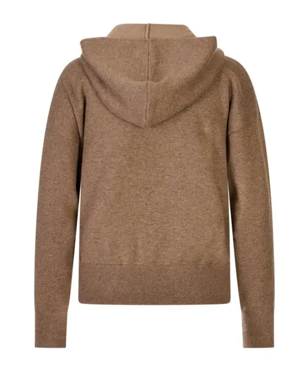 Agnona Hooded Knitted Casual Jacket