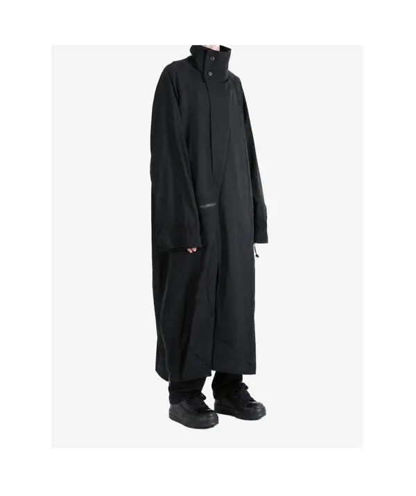 Yohji Yamamoto Long High-neck Jacket