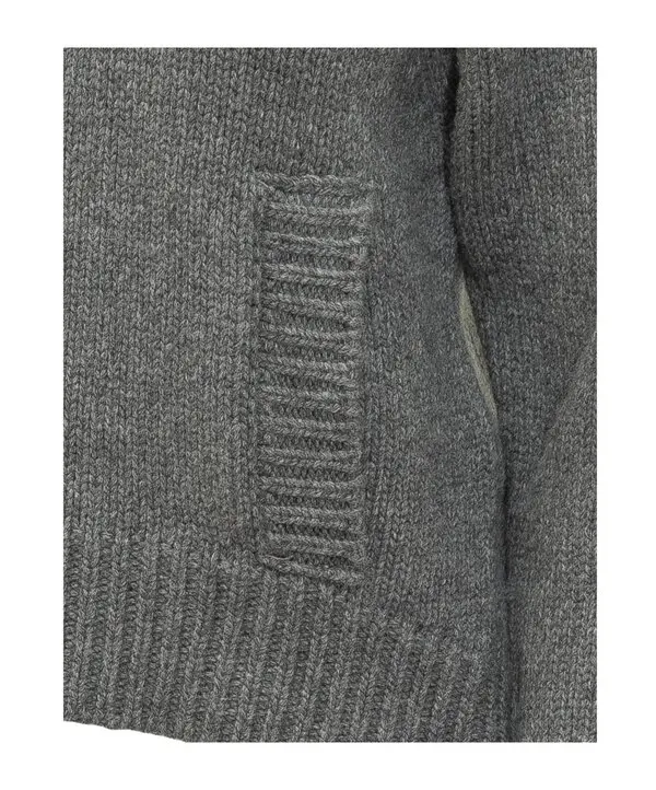 Victoria Beckham Asymmetric Collar Knitted Sweater