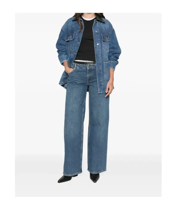 Simkhai Waist Wideleg Jeans