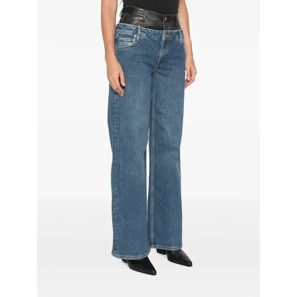 Simkhai Waist Wideleg Jeans