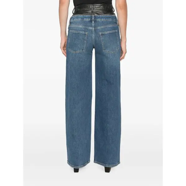 Simkhai Waist Wideleg Jeans
