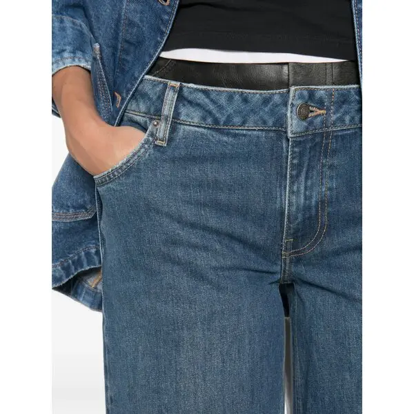 Simkhai Waist Wideleg Jeans