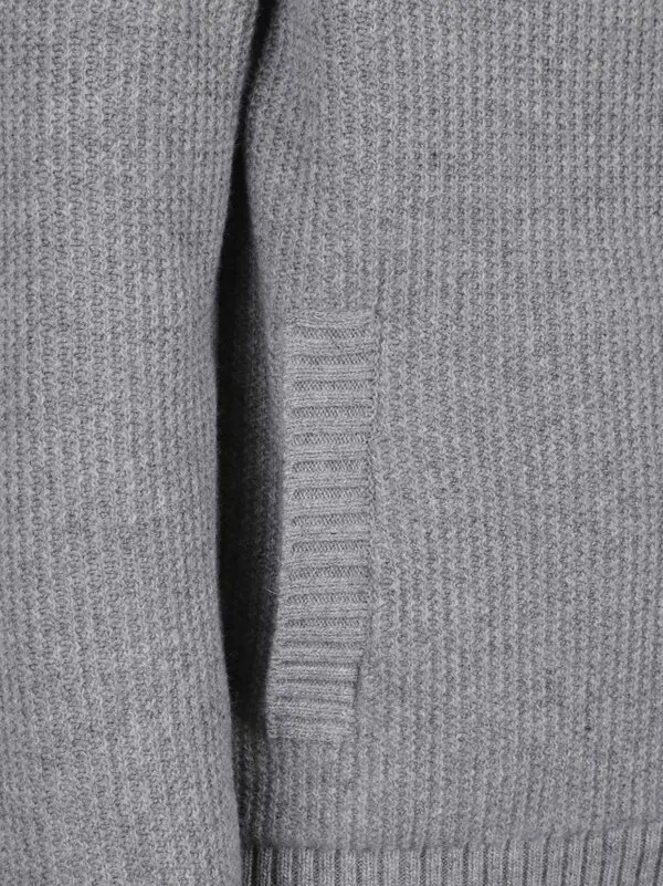 Herno Long-sleeve Knit Top With A Zipper