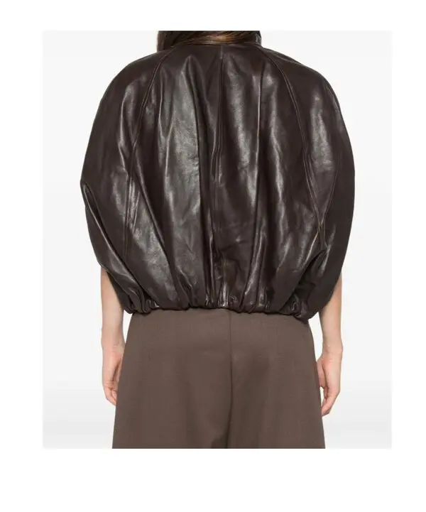 Simkhai Leather Cape Jacket
