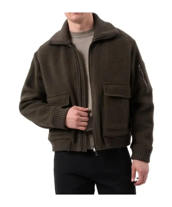 Paul & Shark Ribbed-collar Zip-up Jacket