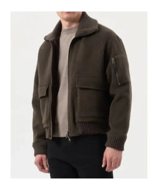 Paul & Shark Ribbed-collar Zip-up Jacket