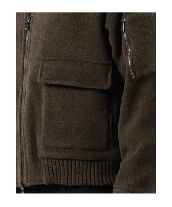 Paul & Shark Ribbed-collar Zip-up Jacket