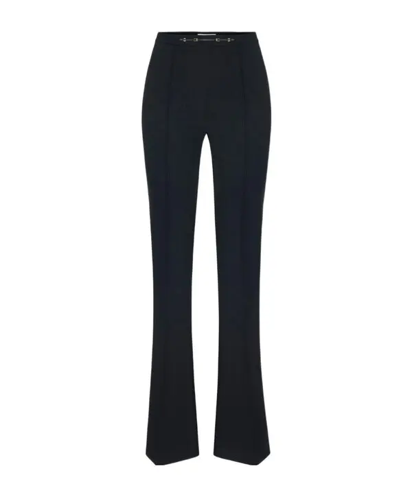 Elisabetta Franchi Trousers In Double Layer Stretch Crêpe