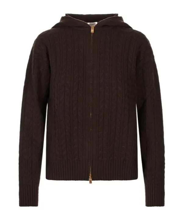 Agnona Long-sleeved Knitted Cardigan