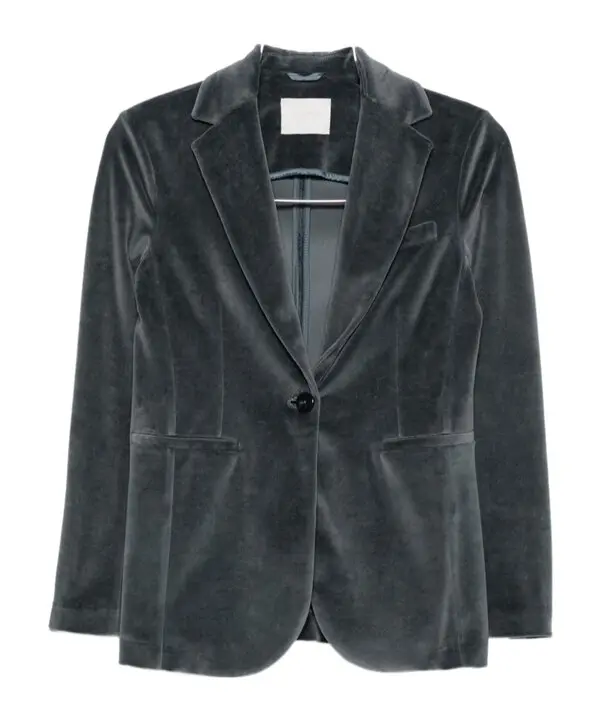 CIRCOLO 1901 Velvet Single-breasted Jacket