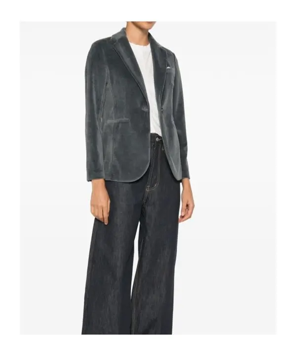 CIRCOLO 1901 Velvet Single-breasted Jacket