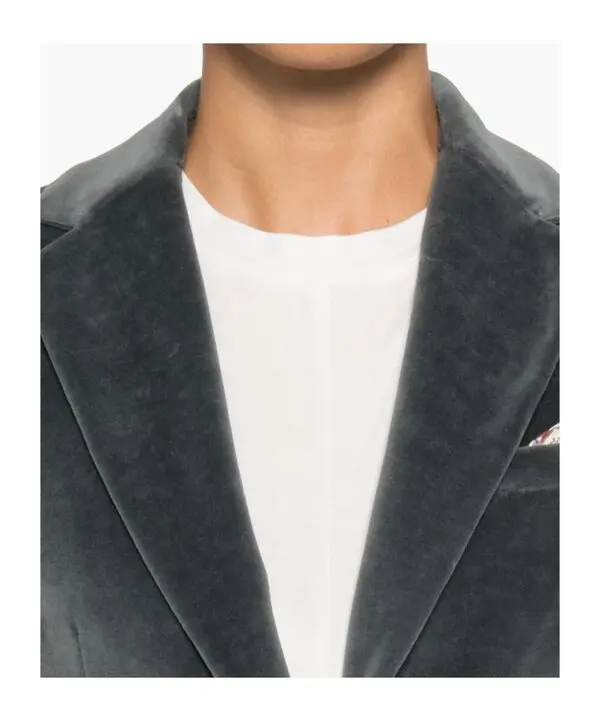CIRCOLO 1901 Velvet Single-breasted Jacket