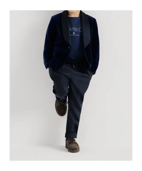 Brunello Cucinelli Cotton Jersey T-shirt With Slogan Print
