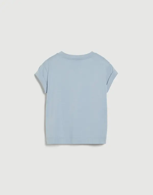 Brunello Cucinelli Cotton Jersey T-shirt With Monili