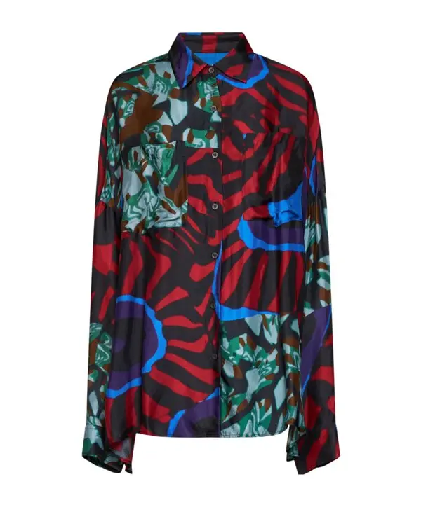 Dries Van Noten Printed Long-sleeved Shirt