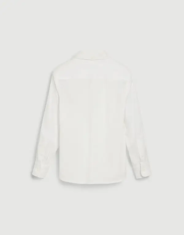 Brunello Cucinelli Embroidered Long-sleeve Shirt