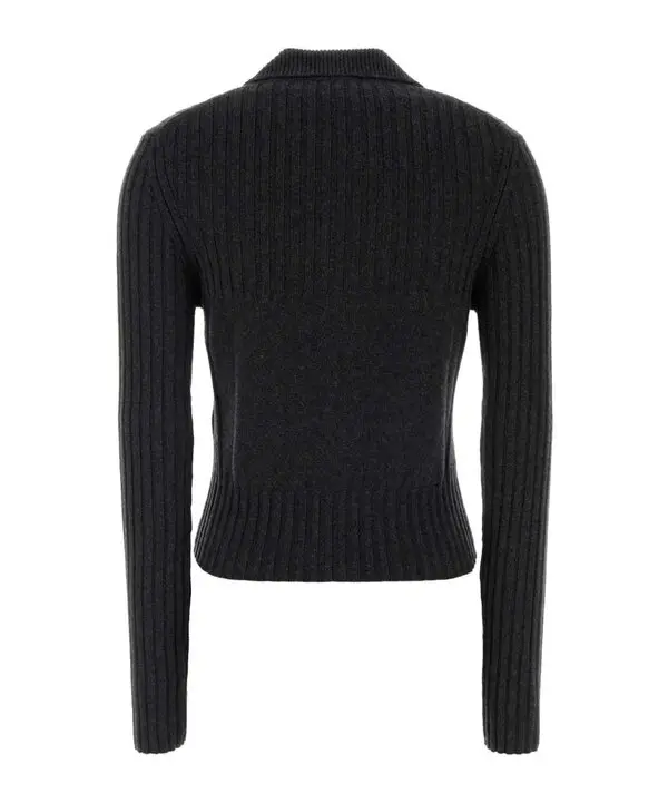 Victoria Beckham Long-sleeved Zip-up Cardigan