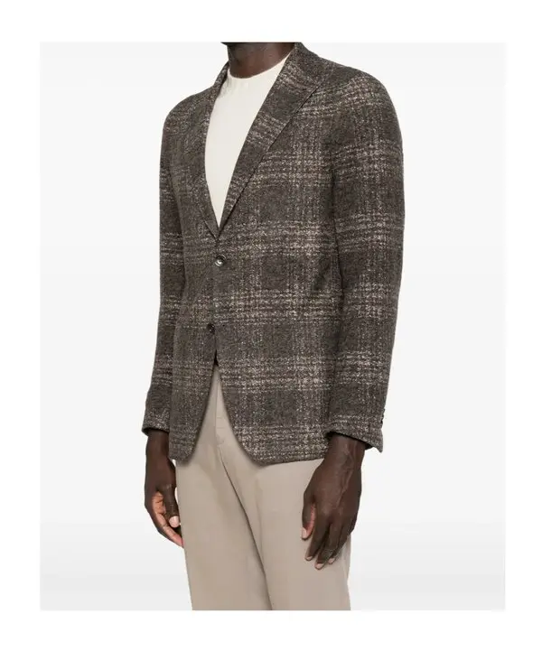 Tagliatore Check-pattern Single-breasted Blazer