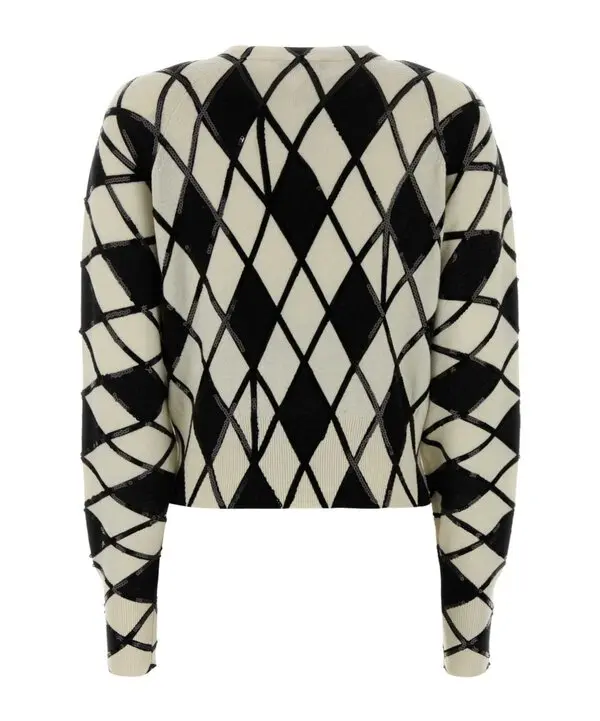 Blumarine Long-sleeve V-neck Cardigan