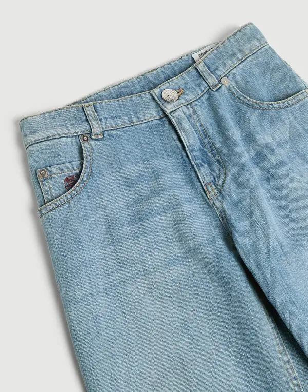 Brunello Cucinelli Belt-loop Logo-patch Jeans
