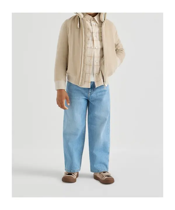 Brunello Cucinelli Belt-loop Logo-patch Jeans