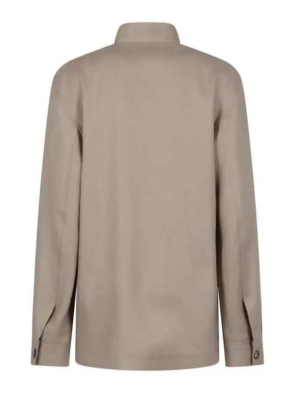Tagliatore Klein Stand-collar Jacket - Gray-brown