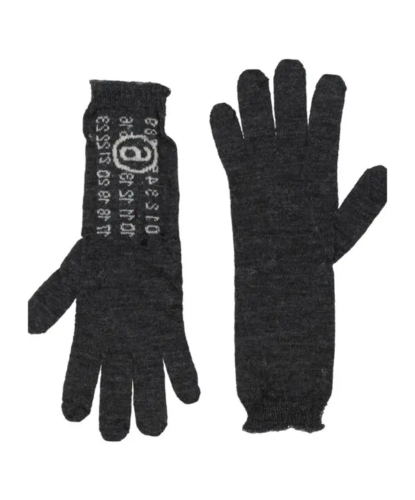 MAISON MARGIELA Two-tone Wool Gloves - No