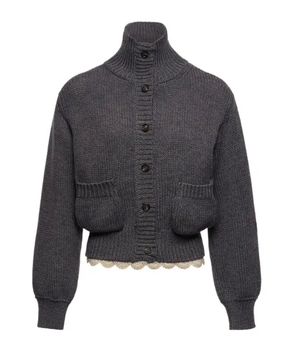 Magda Butrym Ribbed-knit Cardigan