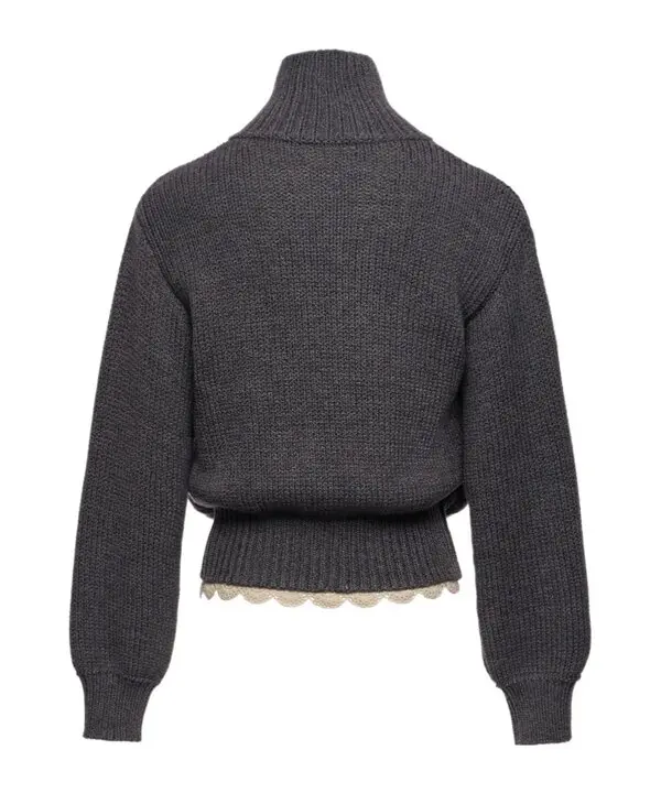 Magda Butrym Ribbed-knit Cardigan