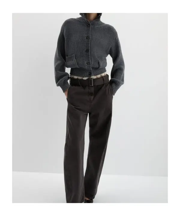 Magda Butrym Ribbed-knit Cardigan